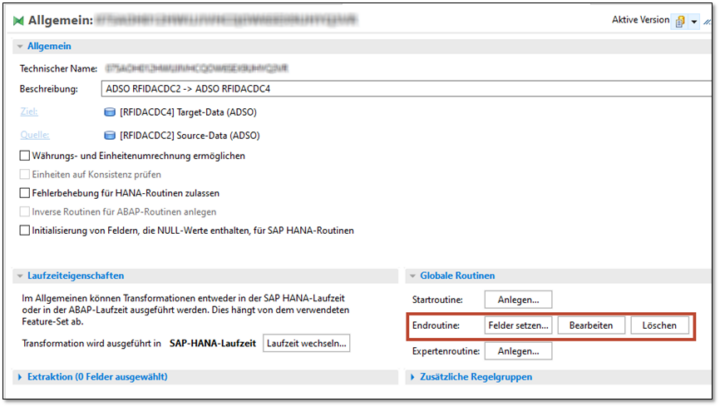SAP BW/4HANA - BW on HANA: Debugging und Simulation von AMDP-Routinen in SAP BW Transformationen