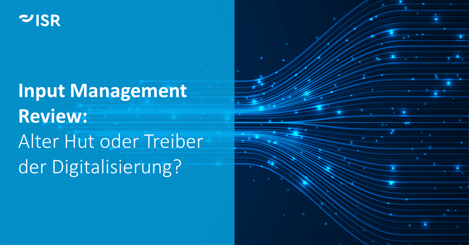 Input Management Review: Alter Hut oder Treiber der Digitalisierung?